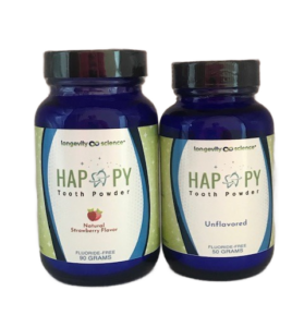 Longevity Science Happy Tooth Erythritol Tooth Powder - Natural Tooth ...