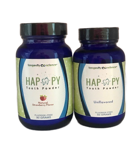 Longevity Science Happy Tooth Erythritol Tooth Powder - Natural Tooth ...